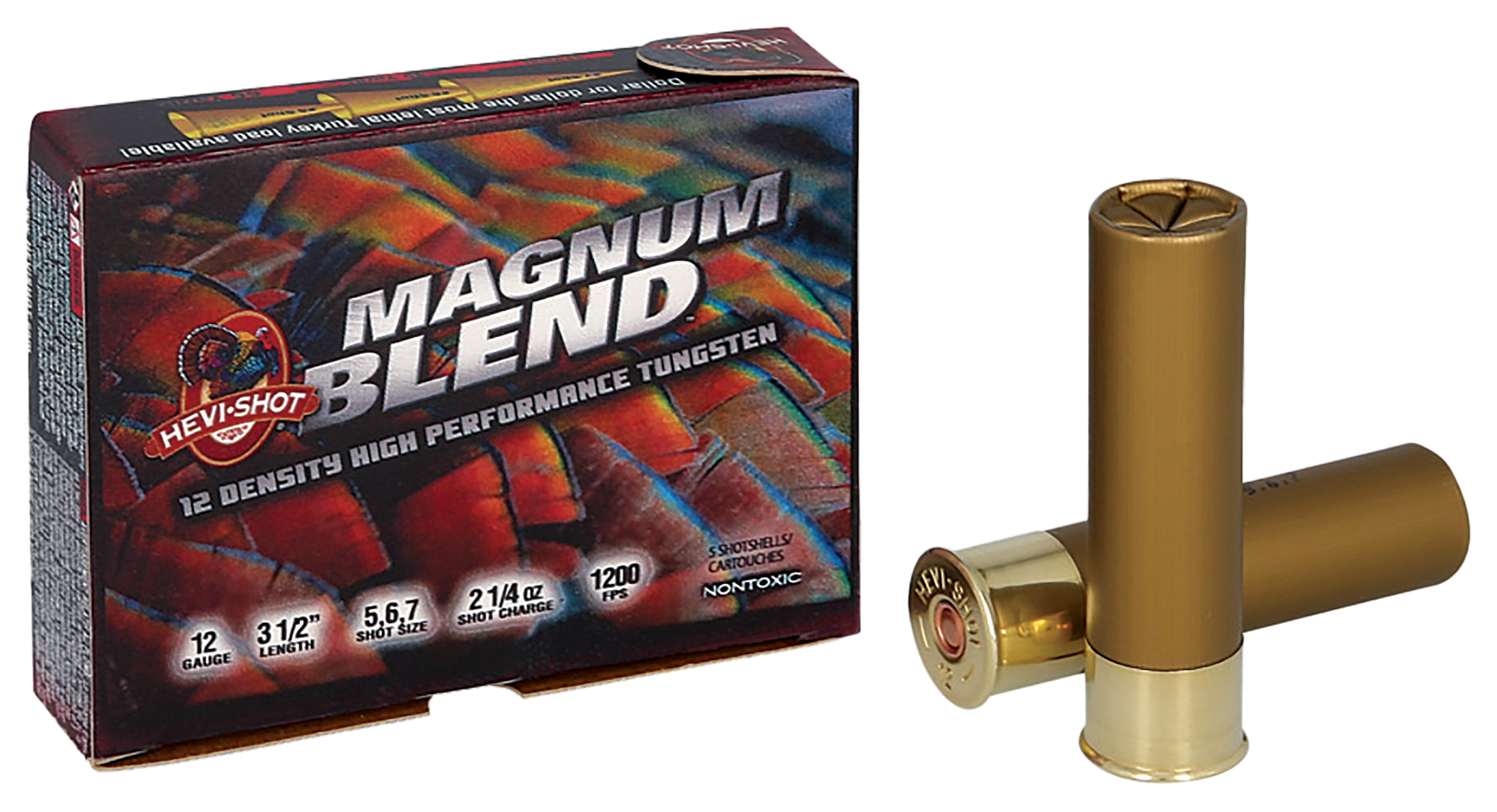 HEVI-Shot Magnum Blend Turkey Load Shotshells - 20 Gauge - #5,6,7 - 3 ...